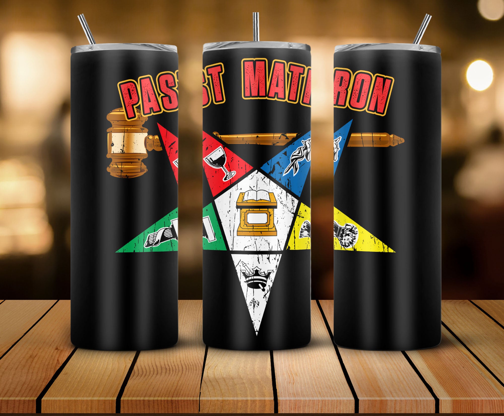 OES Past Matron Vintage Worthy Matron FATAL - Skinny Tumbler - OES2307 ...