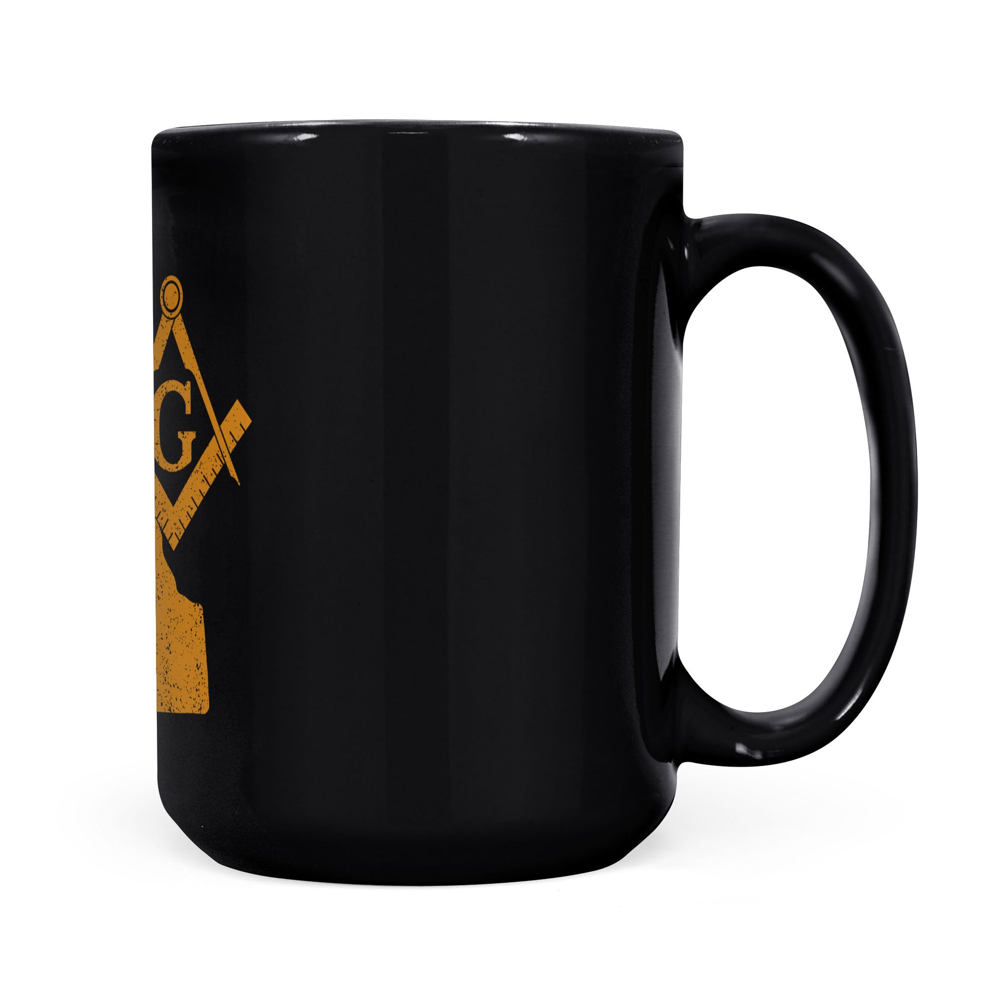 Delaware square & compass freemason symbol state map - Black Mug ...