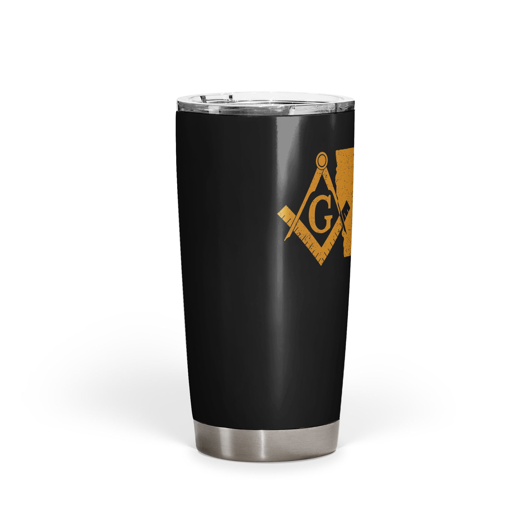 Iowa Square & Compass Freemason symbol state map - 20oz Fat Tumbler ...