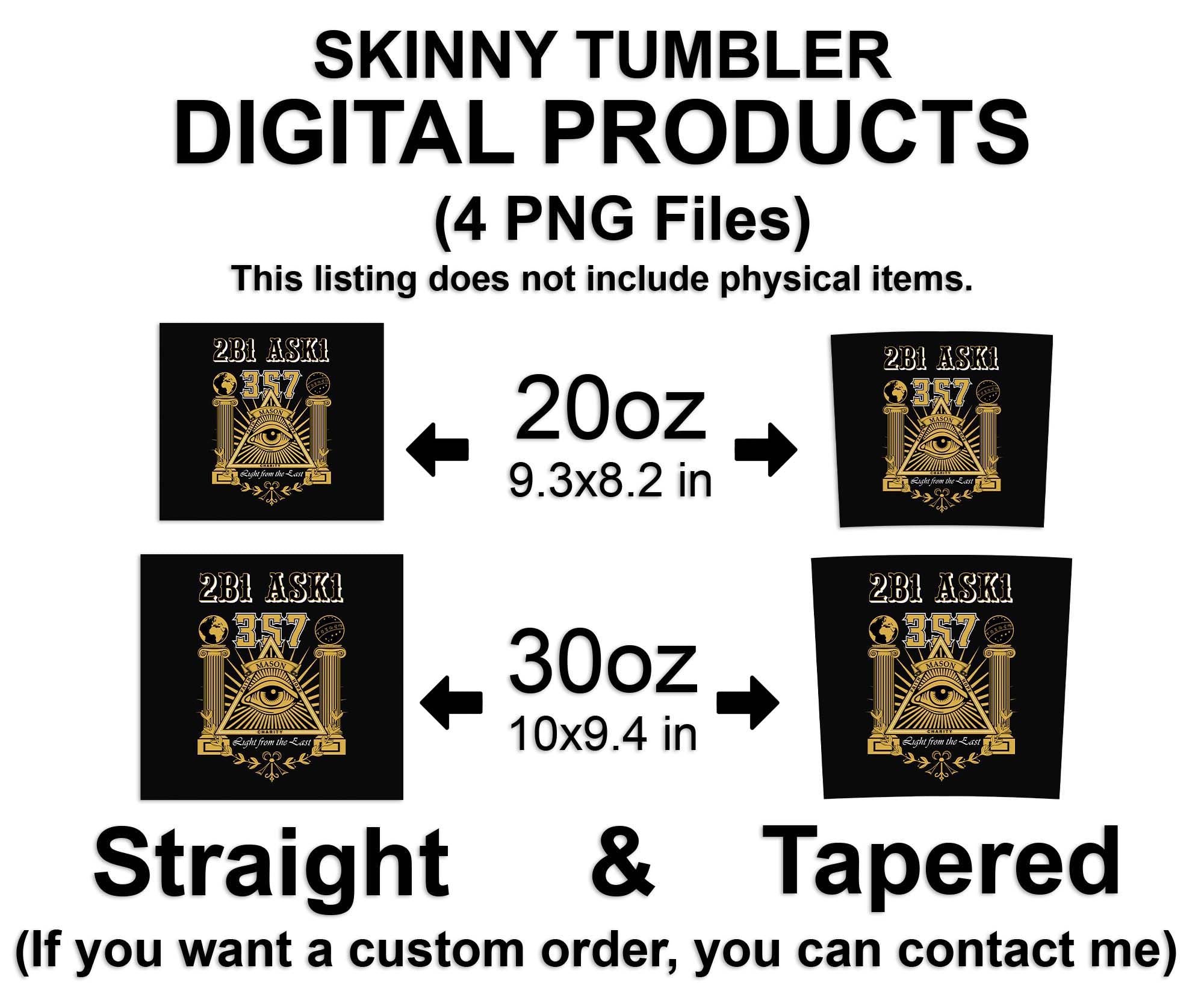 Mason 2B1ASK1 357 Light From The East Freemason Skinny Tumbler Wrap Pn ...