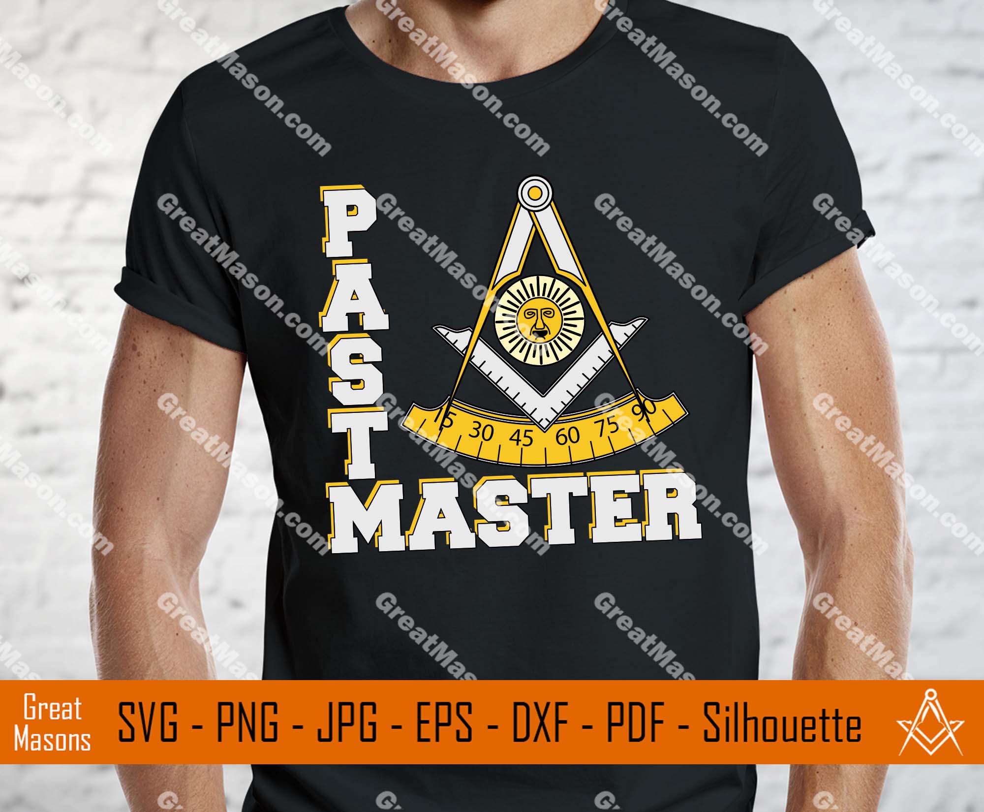 Mason Past Master Wisdom Leadership Freemasons Symbol SVG, Png, Eps, D ...